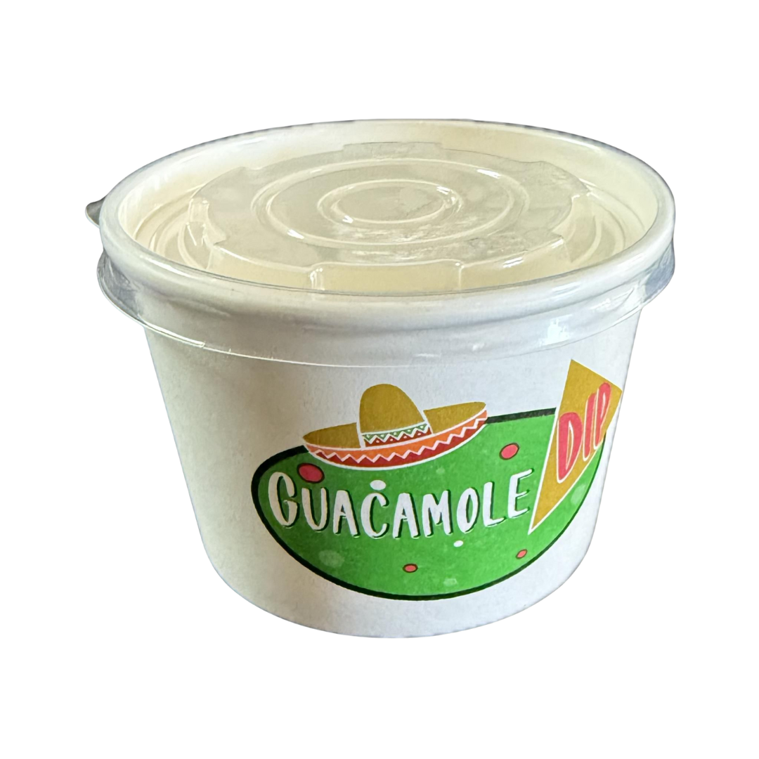 8 OZ SQUAD PAPER CUP COLOR / CHEESE DIP /GUAC – Toro Products